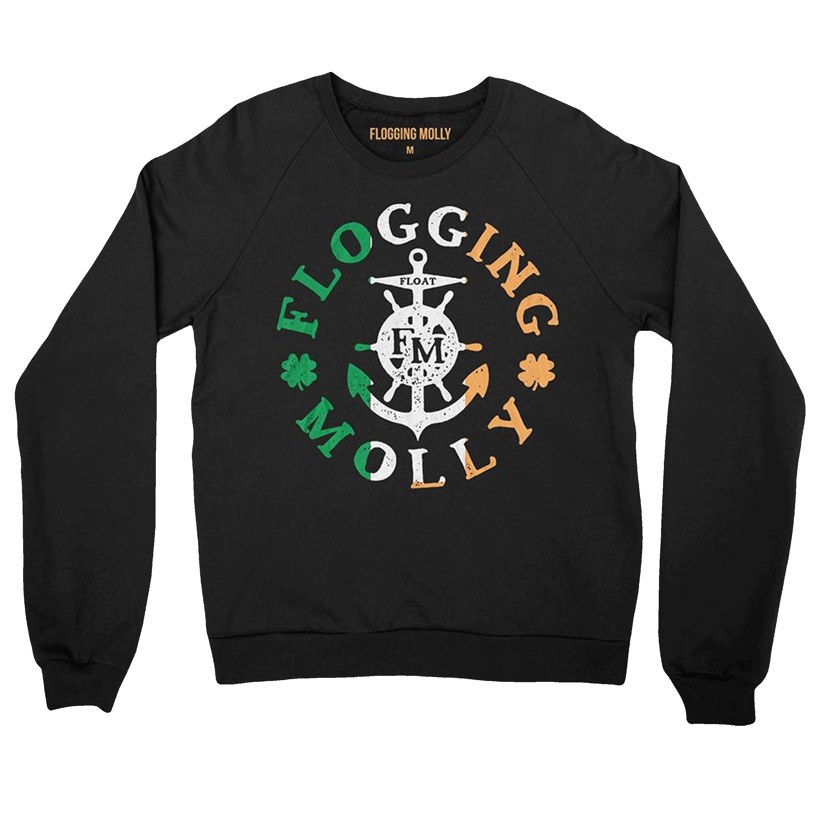 Irish Anchor Crew Neck Sweatshirt – Flogging Molly Irish Anchor Crew Neck Sweatshirt – Flogging Molly